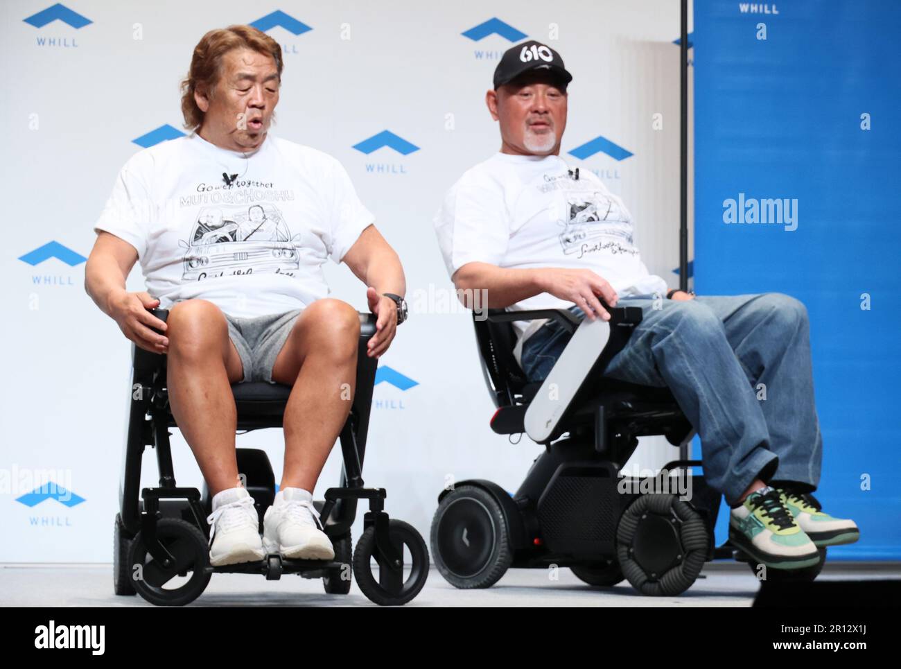 Tokyo, Japan. 11th May, 2023. Former professional wrestlers Muto Keiji ...