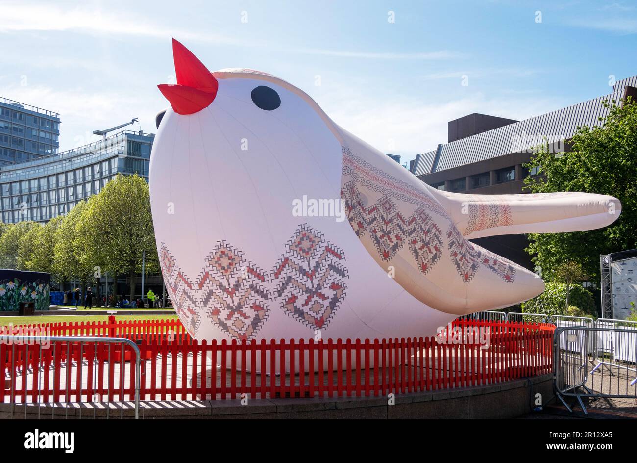 Soloveiko Songbird the national bird of Ukraine for Eurovision 2023 in ...