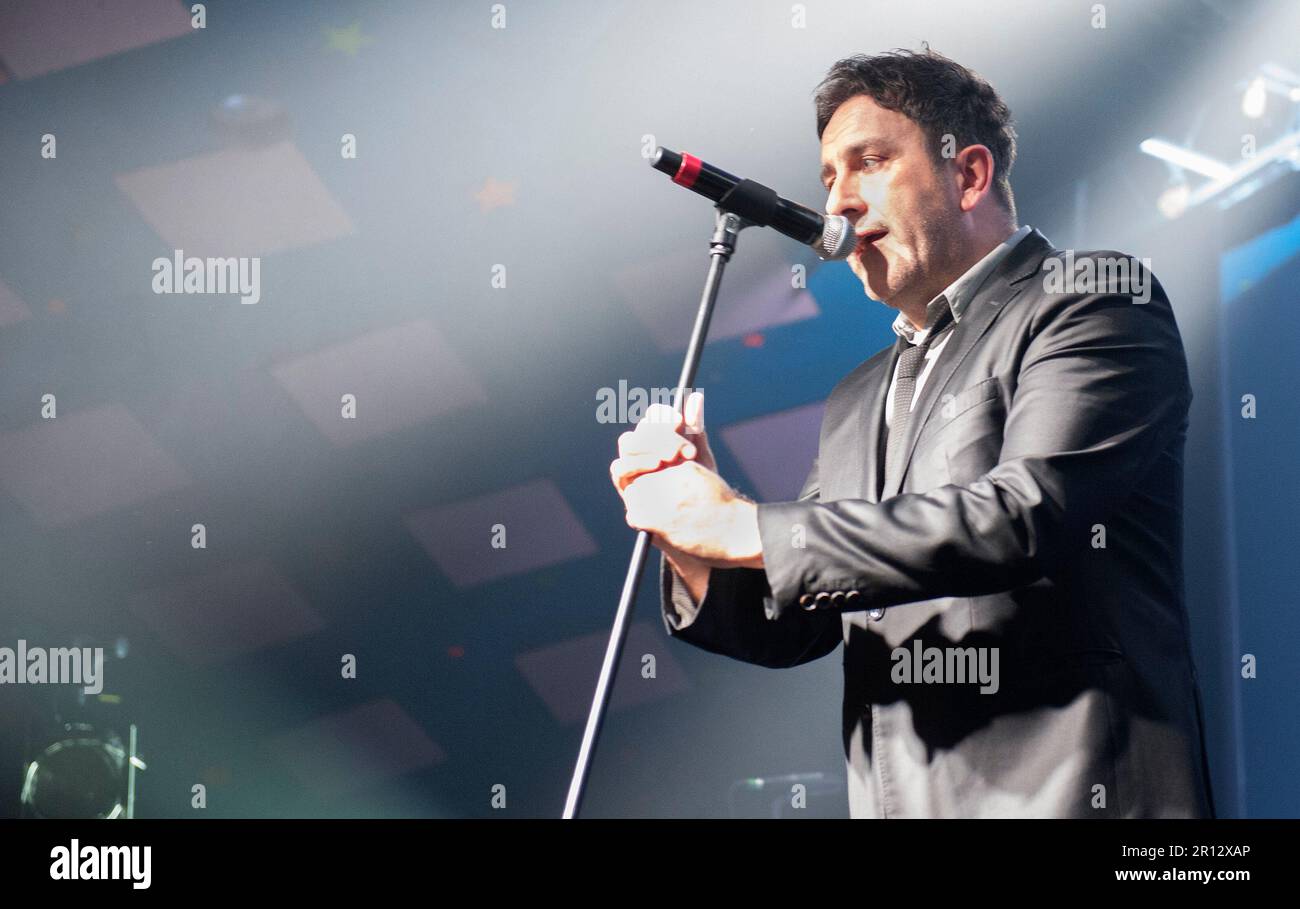 Terry Hall from the Specials AKA at a gig at the iconic Barrowland ...