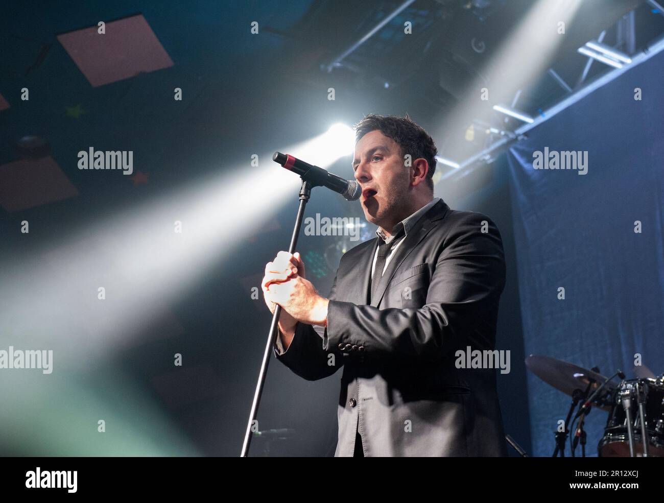 Terry Hall from the Specials AKA at a gig at the iconic Barrowland ...