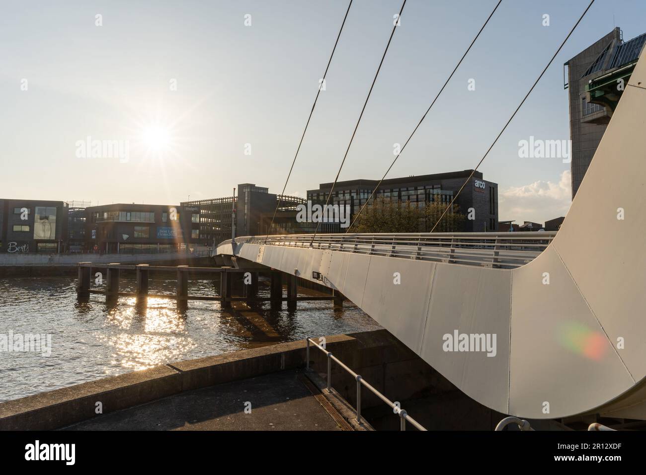 The Ha'penny Bridge, also known as South Bridge - a pedestrian and ...