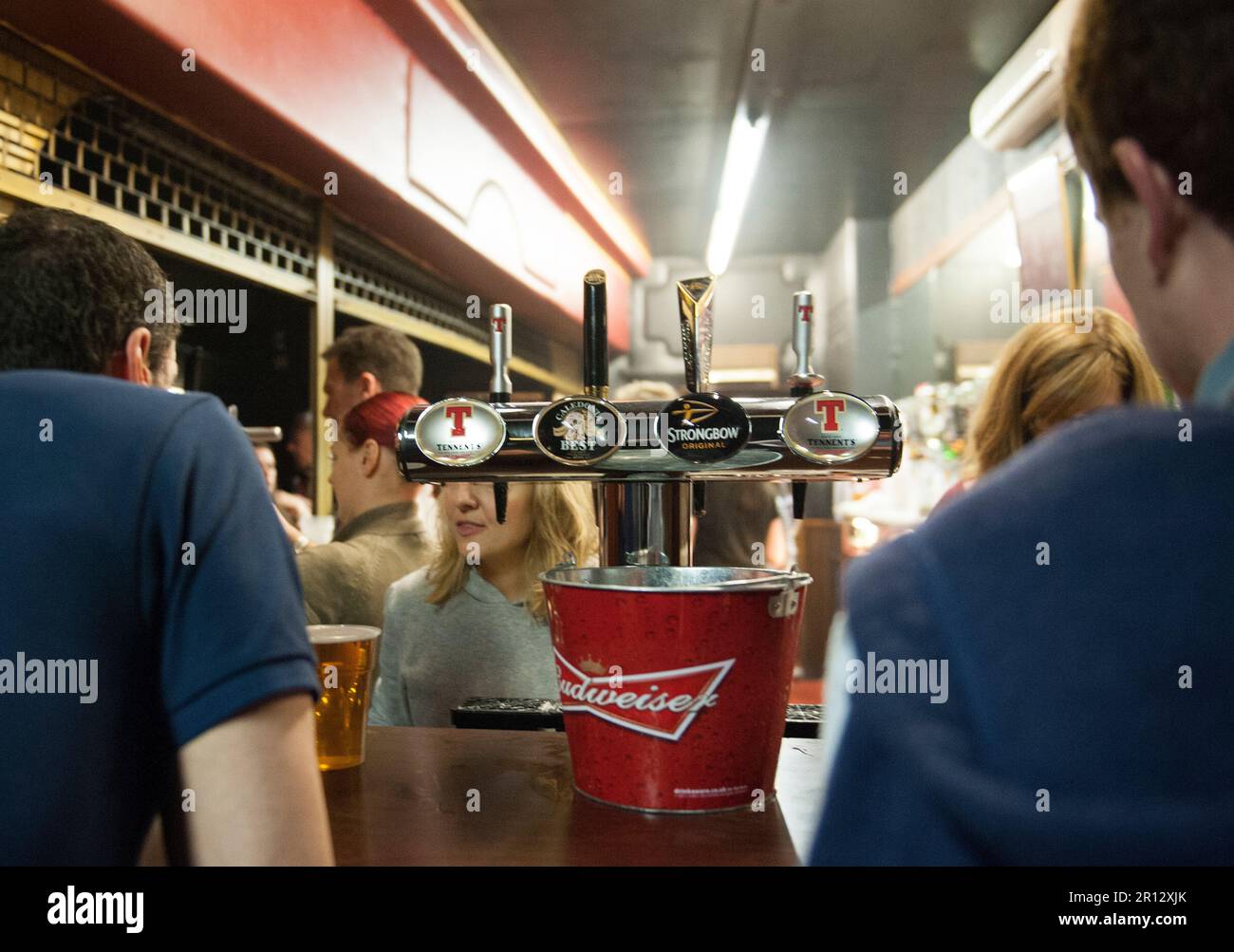 The crowd queue up at the bar at a Specials AKA gig at the iconic ...