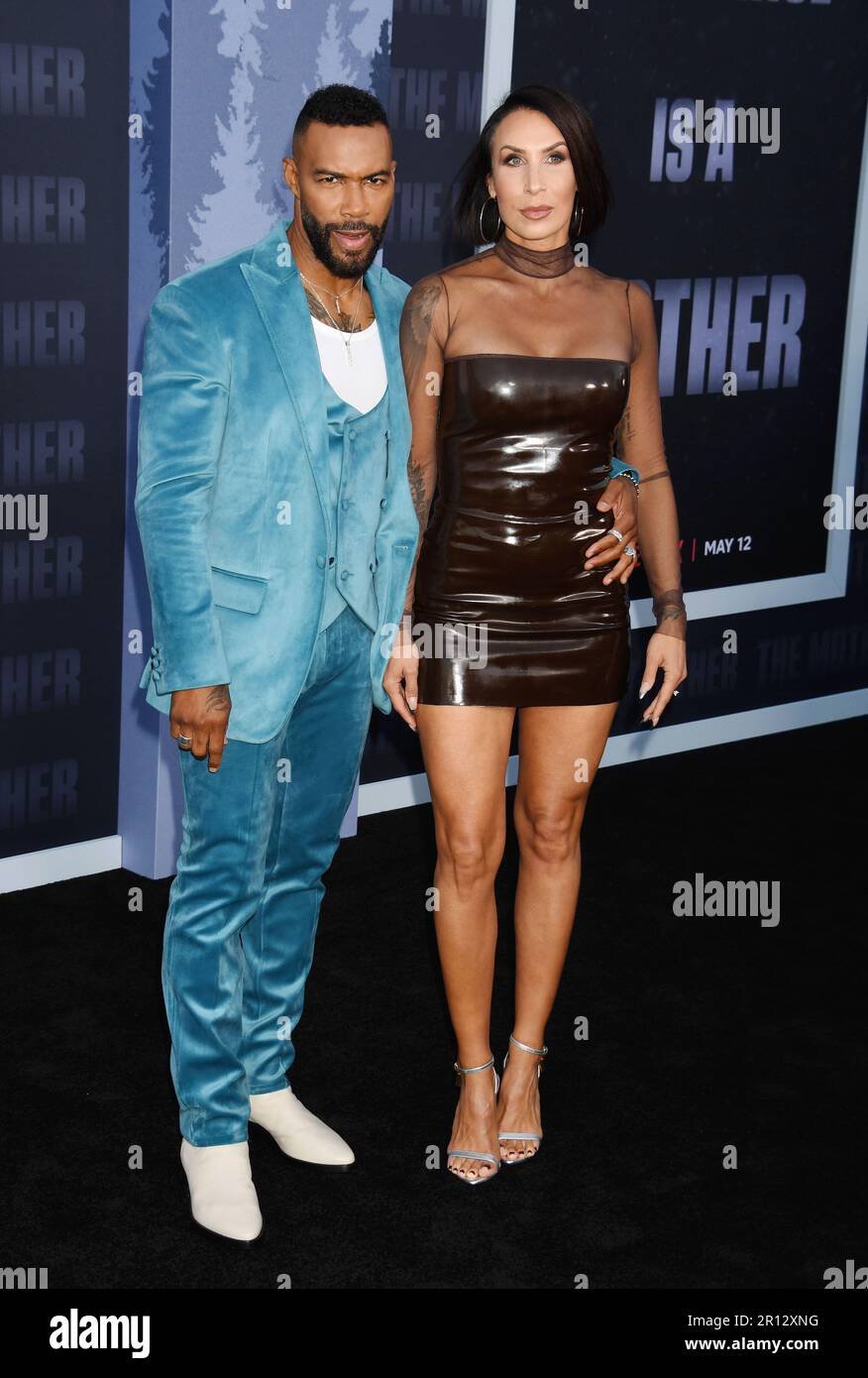 LOS ANGELES, CALIFORNIA - MAY 10: (L-R) Omari Hardwick and Jennifer ...