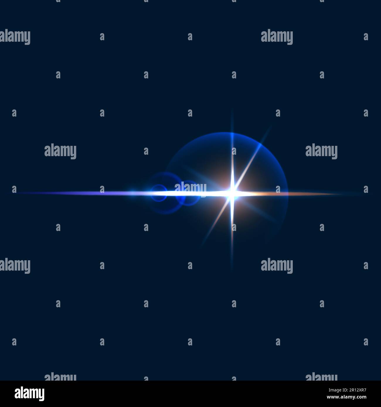 Sparkle flare and flash effect, glow light line. Sunshine in sky, magic ...