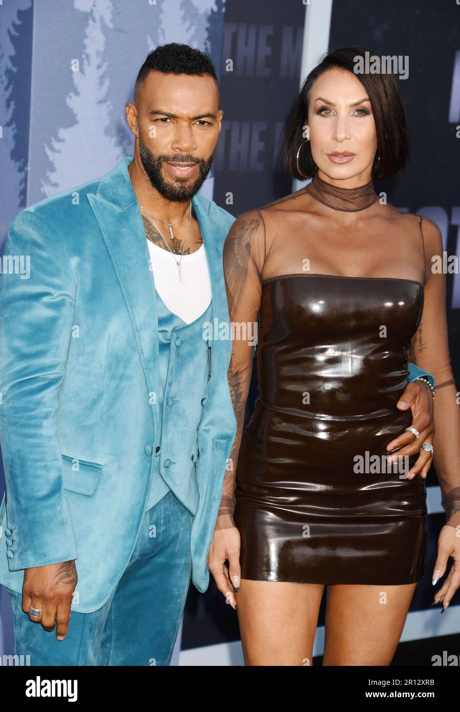 LOS ANGELES, CALIFORNIA - MAY 10: (L-R) Omari Hardwick and Jennifer ...