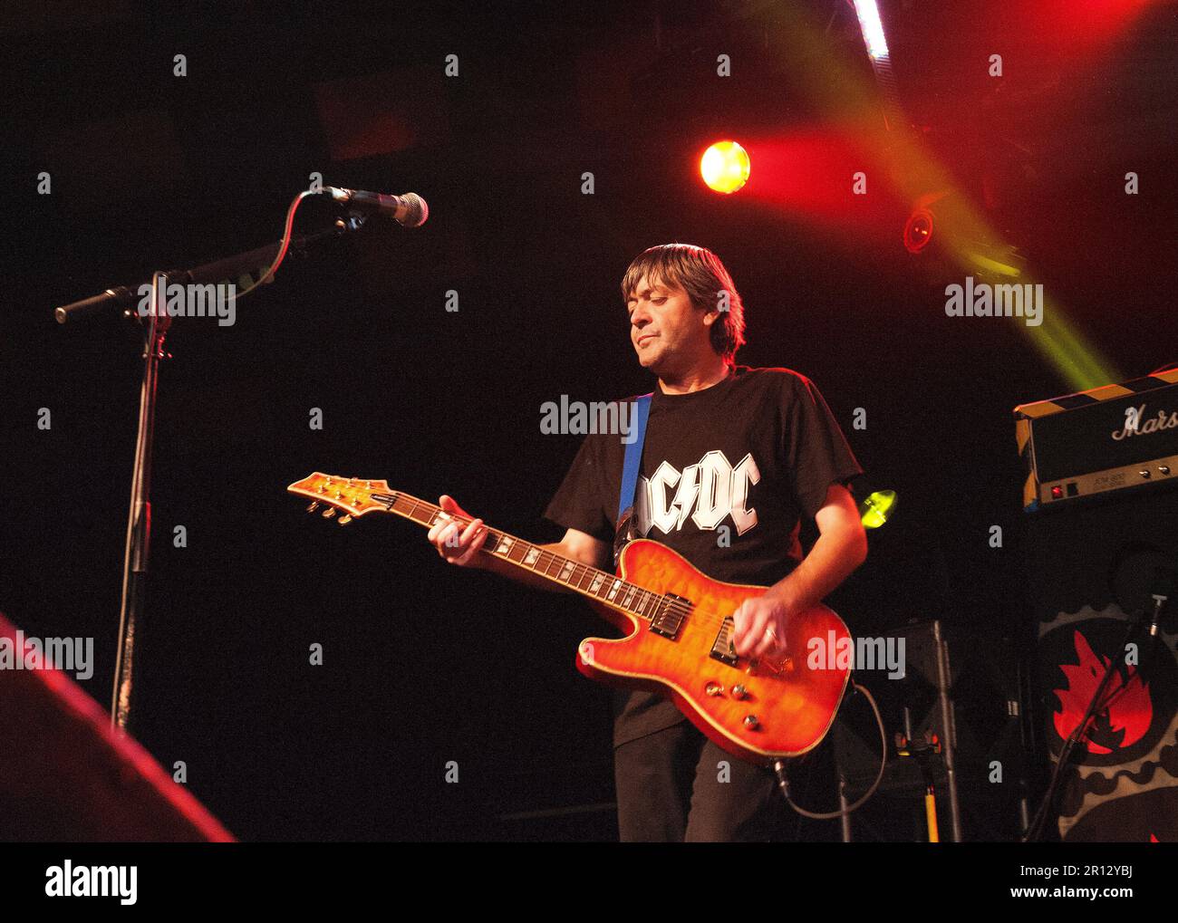 Guitarist Ian McCallum at a Stiff Little Fingers St Patricks day gig at ...