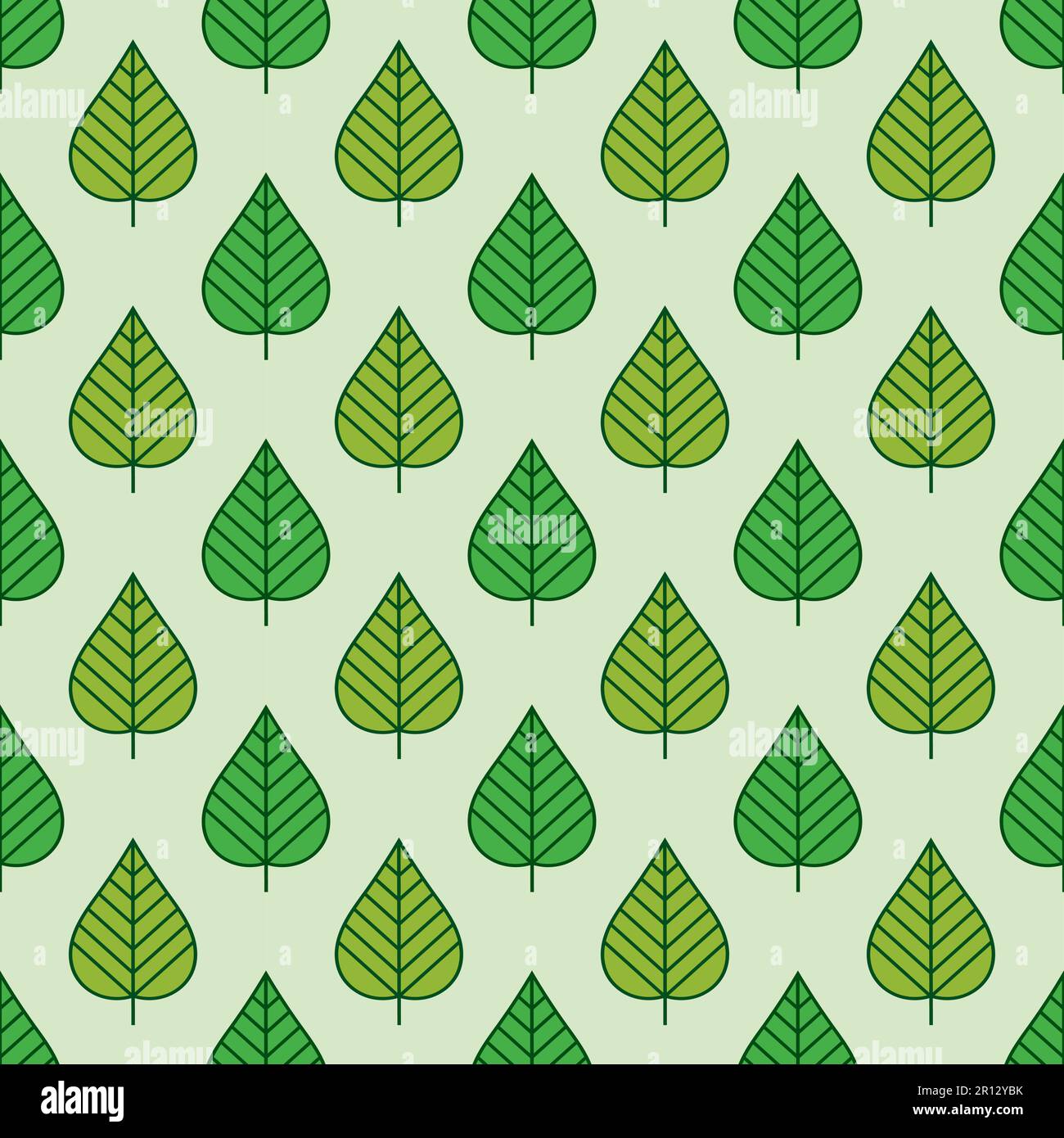 Leaves green natural pattern. Vector illustration Stock Vector Image ...