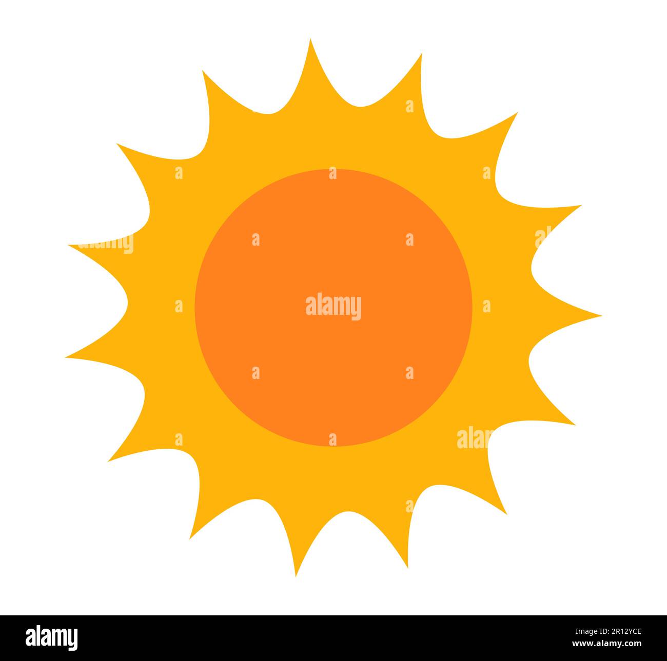 Cute sun icon. Vector illustration Stock Vector Image & Art - Alamy