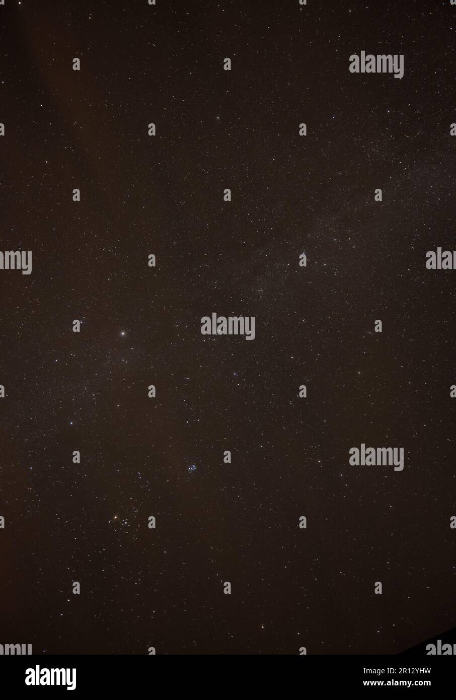 A dark orange starry night beside a converted barn house Stock Photo ...