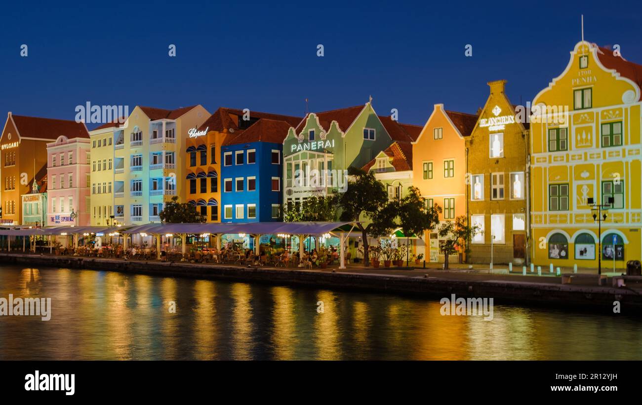 Willemstad Curacao March 2021, colorful buildings around Willemstad ...
