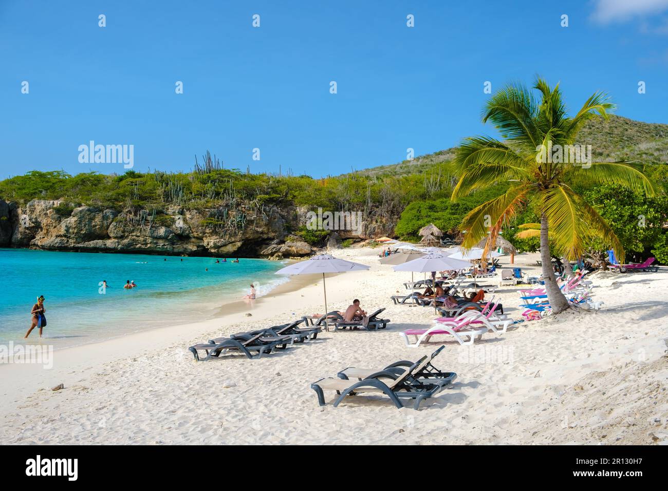 Grote Knip Beach Curacao Island March 2021, Tropical beach on the ...