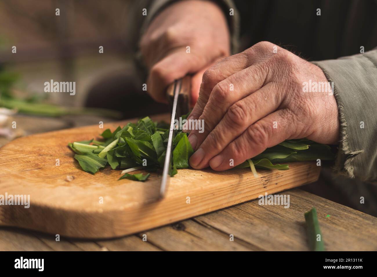 Human hands cutting wild hi-res stock photography and images - Alamy