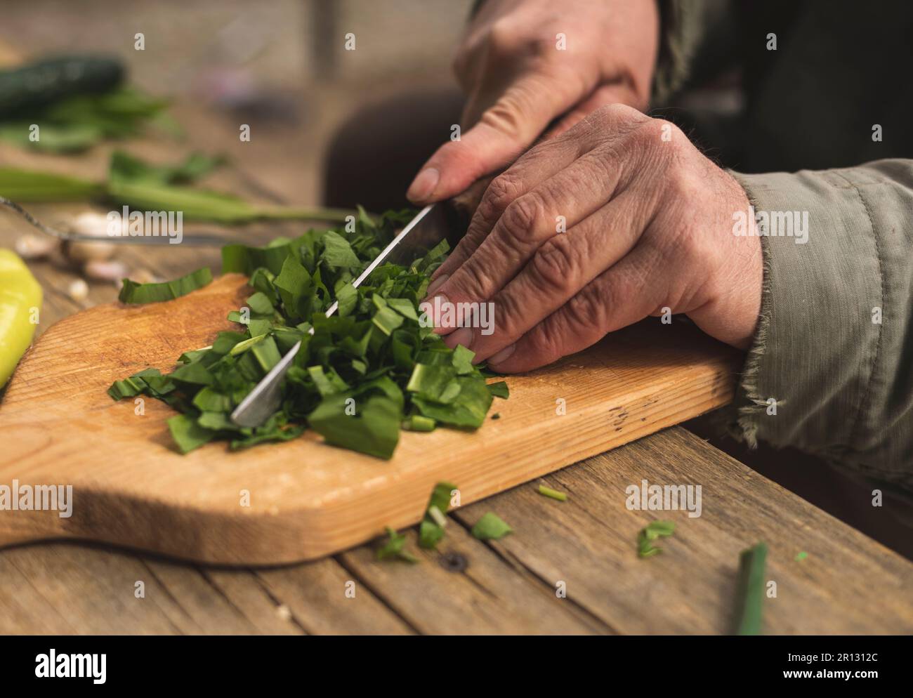 Human hands cutting wild hi-res stock photography and images - Alamy