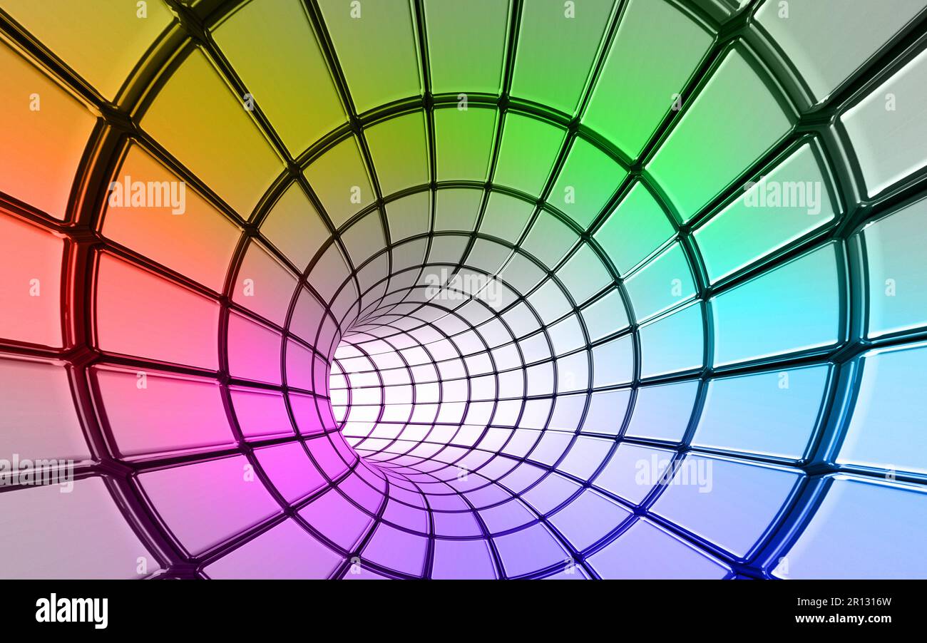 Rainbow colors technology background Stock Photo - Alamy