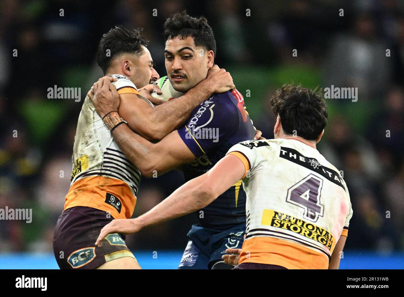Reimis Smith of the Storm during the NRL Round 11 match between the ...