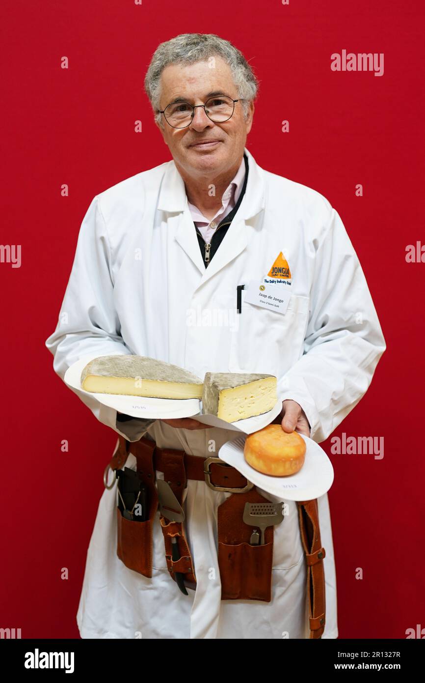 Judge Jaap de Jonge during the artisan cheese awards at St Mary's ...