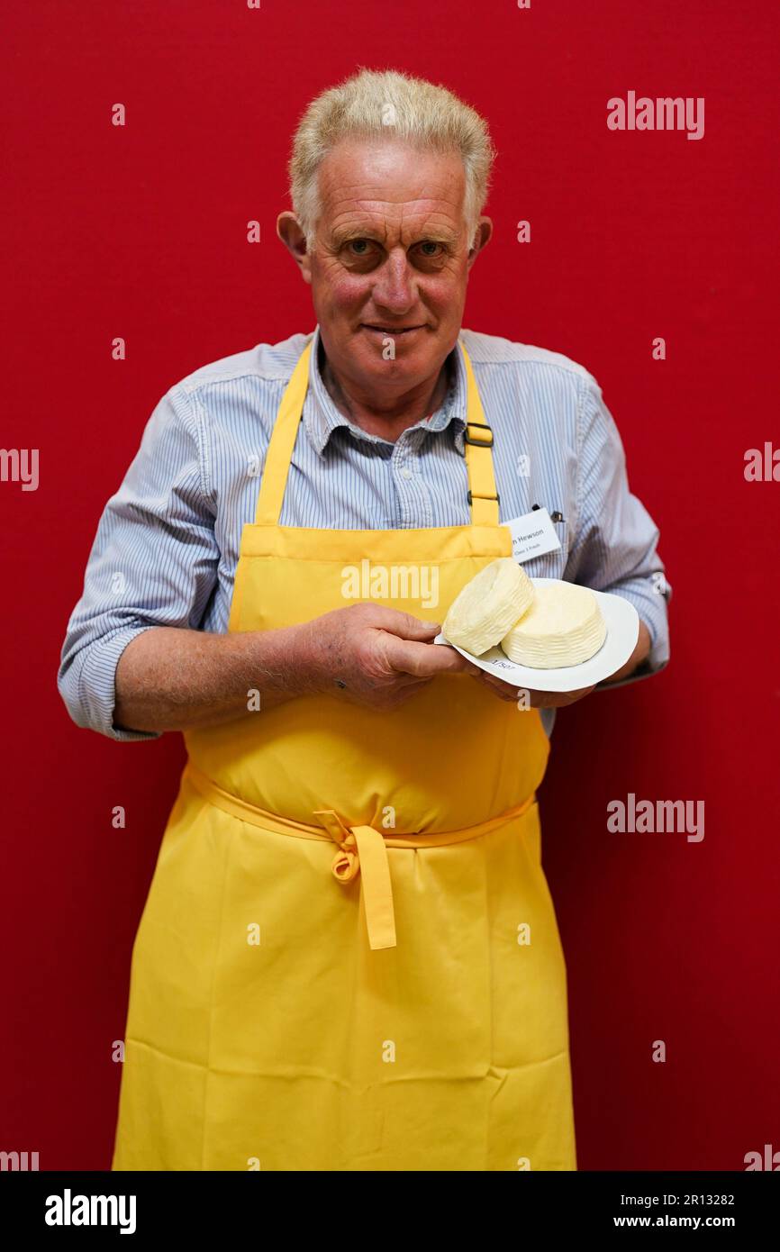 Judge Alan Hewson during the artisan cheese awards at St Mary's Church ...