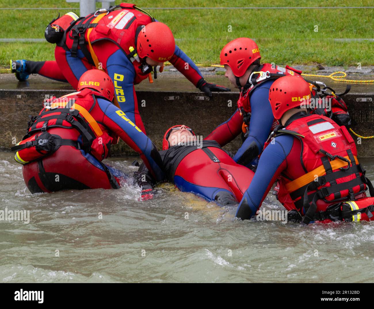 Augsburg, Germany. 11th May, 2023. Current rescuers of the German Life ...