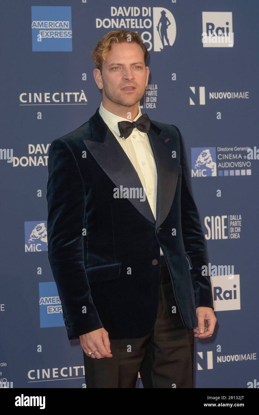 Italy, Rome, May 10th, 2023. 68th David di Donatello Red carpet ...