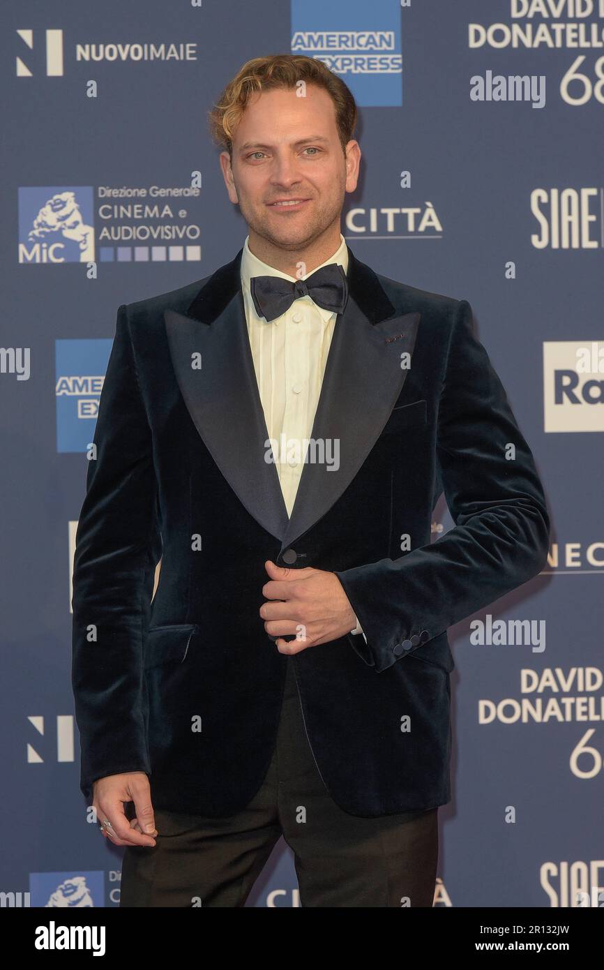 Italy, Rome, May 10th, 2023. 68th David di Donatello Red carpet ...