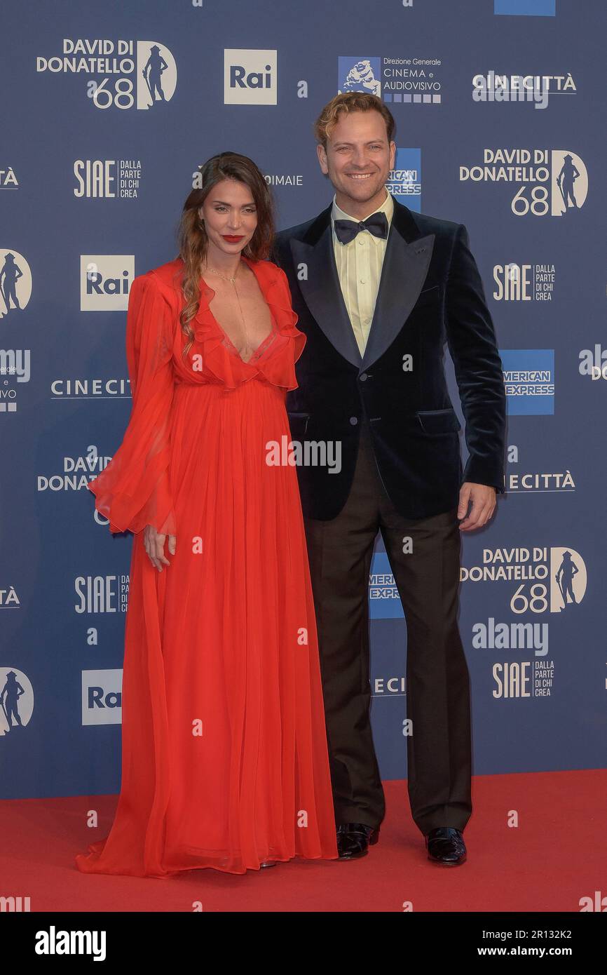 Italy, Rome, May 10th, 2023. 68th David di Donatello Red carpet ...