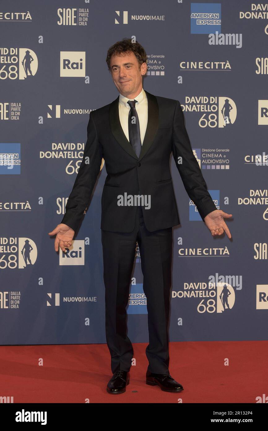 Italy, Rome, May 10th, 2023. 68th David di Donatello Red carpet ...