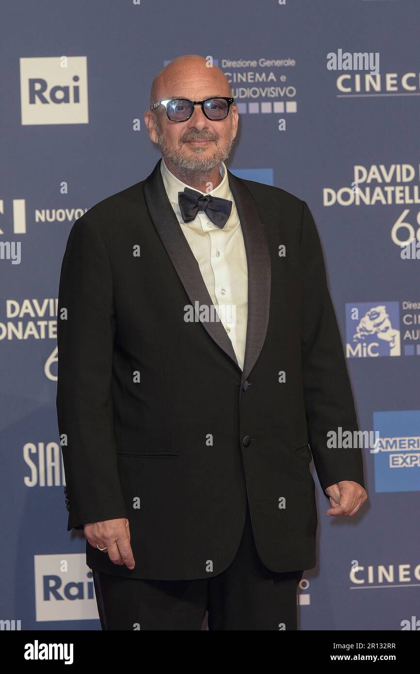 Italy, Rome, May 10th, 2023. 68th David di Donatello Red carpet ...
