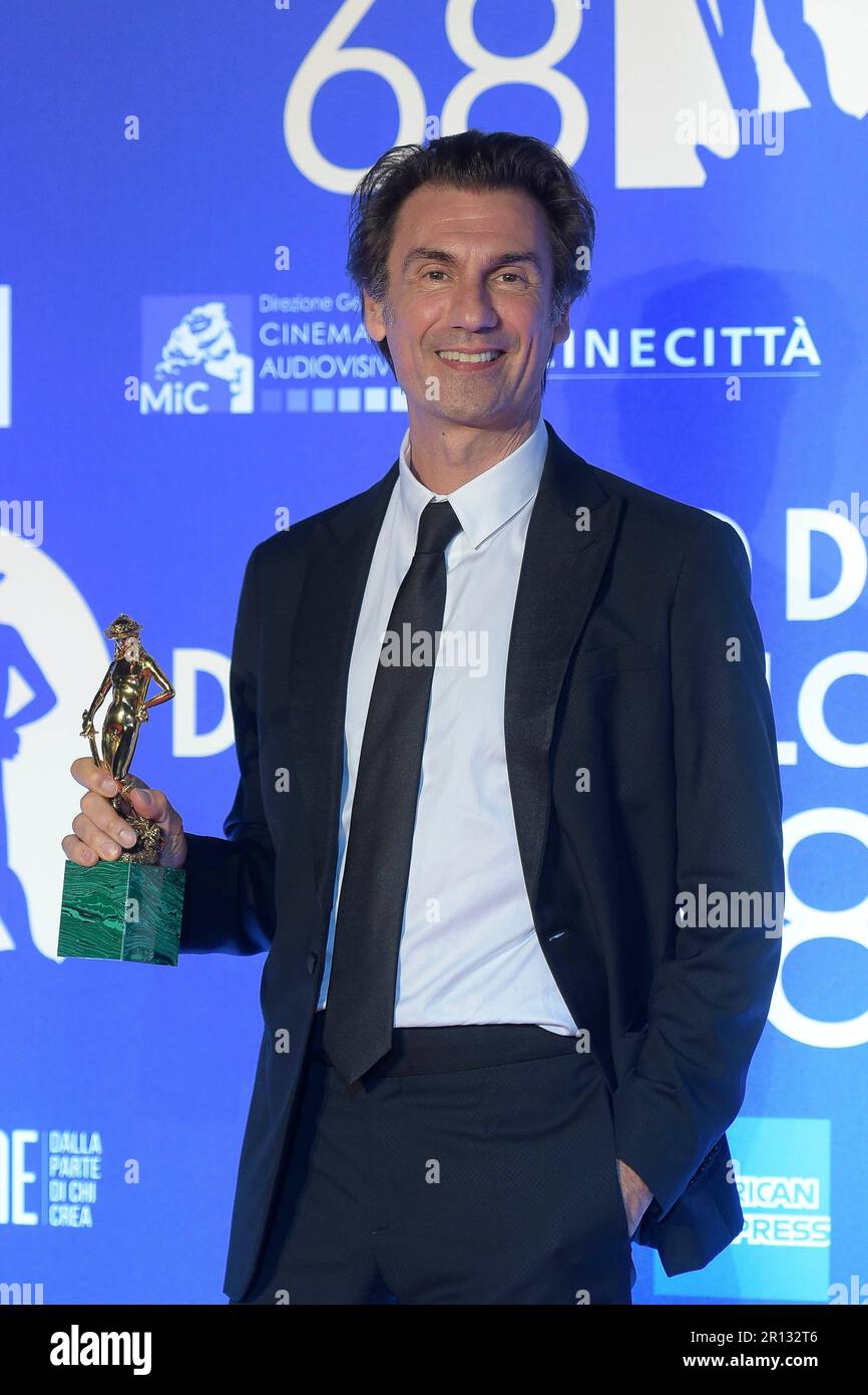 Italy, Rome, May 10th, 2023. 68th David di Donatello Red carpet ...
