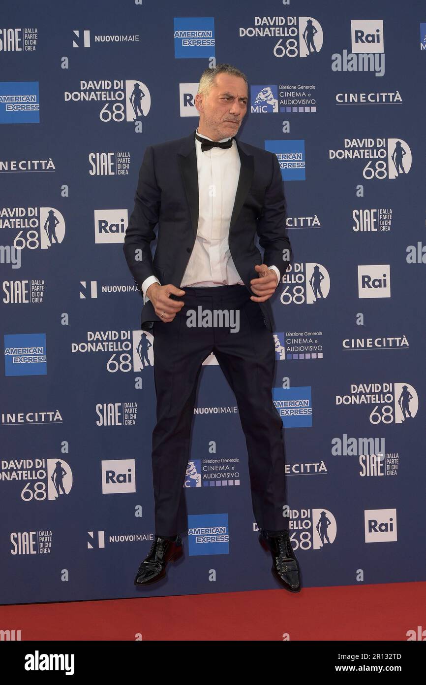 Italy, Rome, May 10th, 2023. 68th David di Donatello Red carpet ...