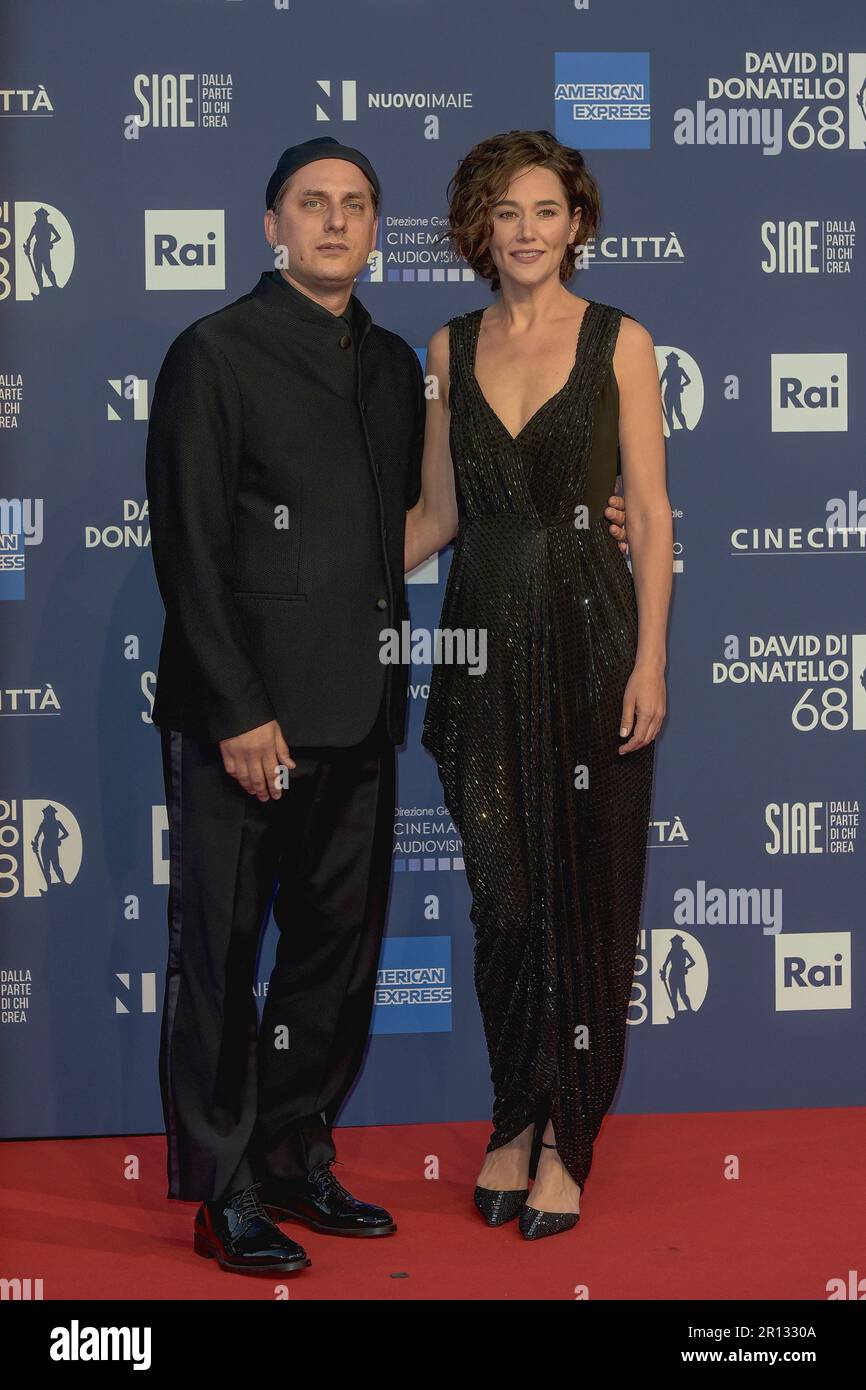 Italy, Rome, May 10th, 2023. 68th David di Donatello Red carpet ...