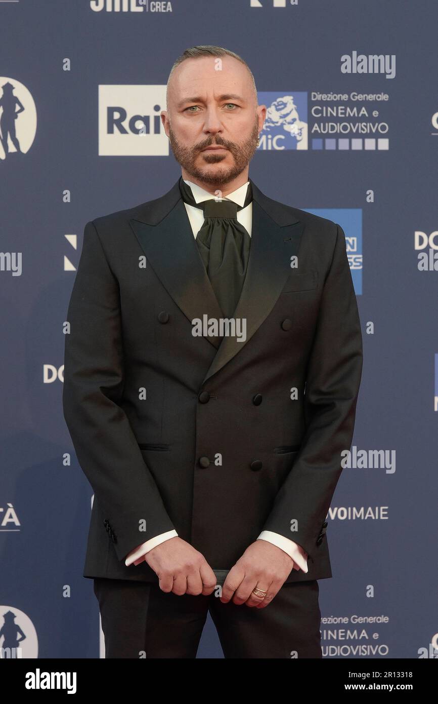 Italy, Rome, May 10th, 2023. 68th David di Donatello Red carpet ...
