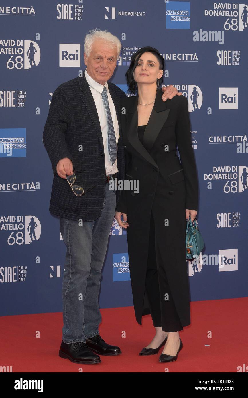 Italy, Rome, May 10th, 2023. 68th David di Donatello Red carpet ...