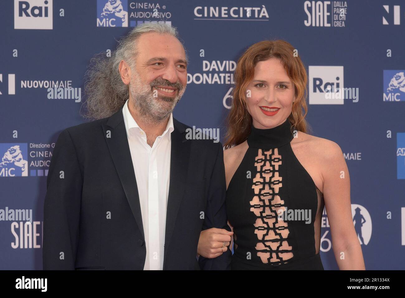 Italy, Rome, May 10th, 2023. 68th David di Donatello Red carpet ...
