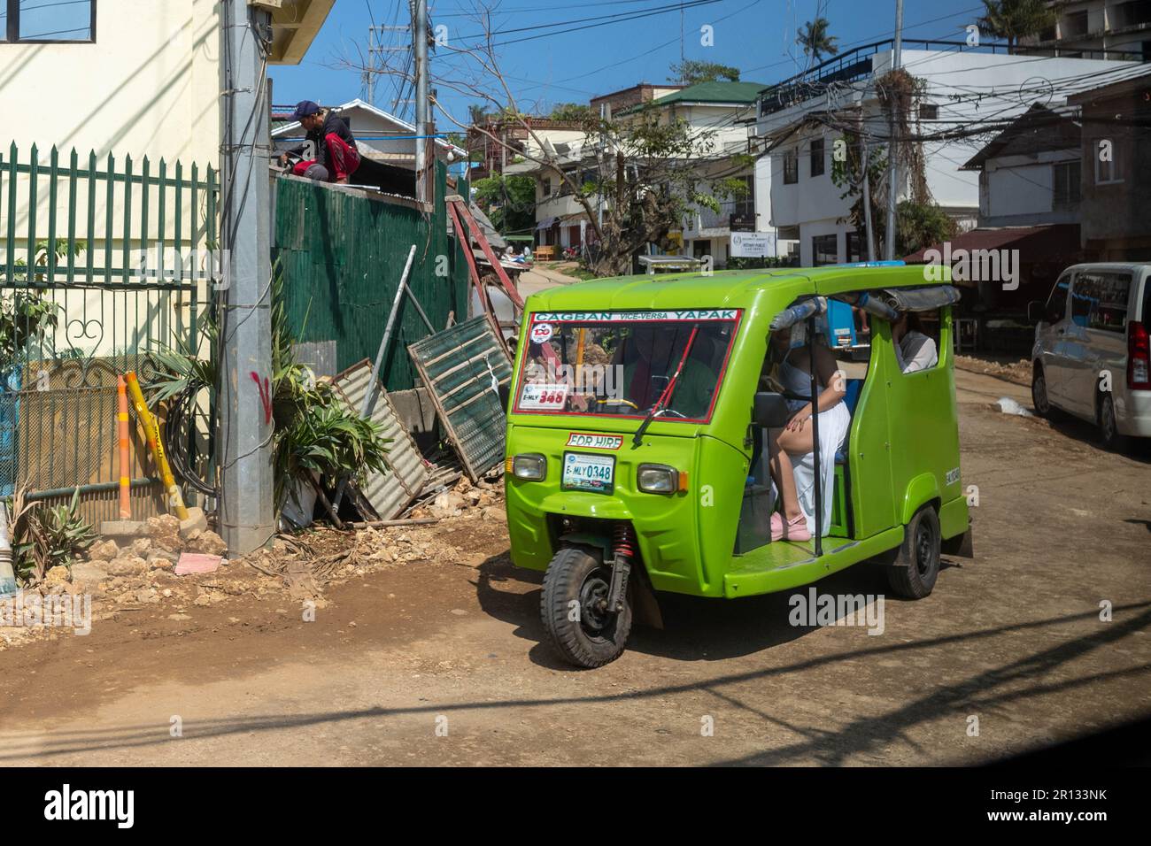 Boracay Electric Tuc Tuc Stock Photo - Alamy