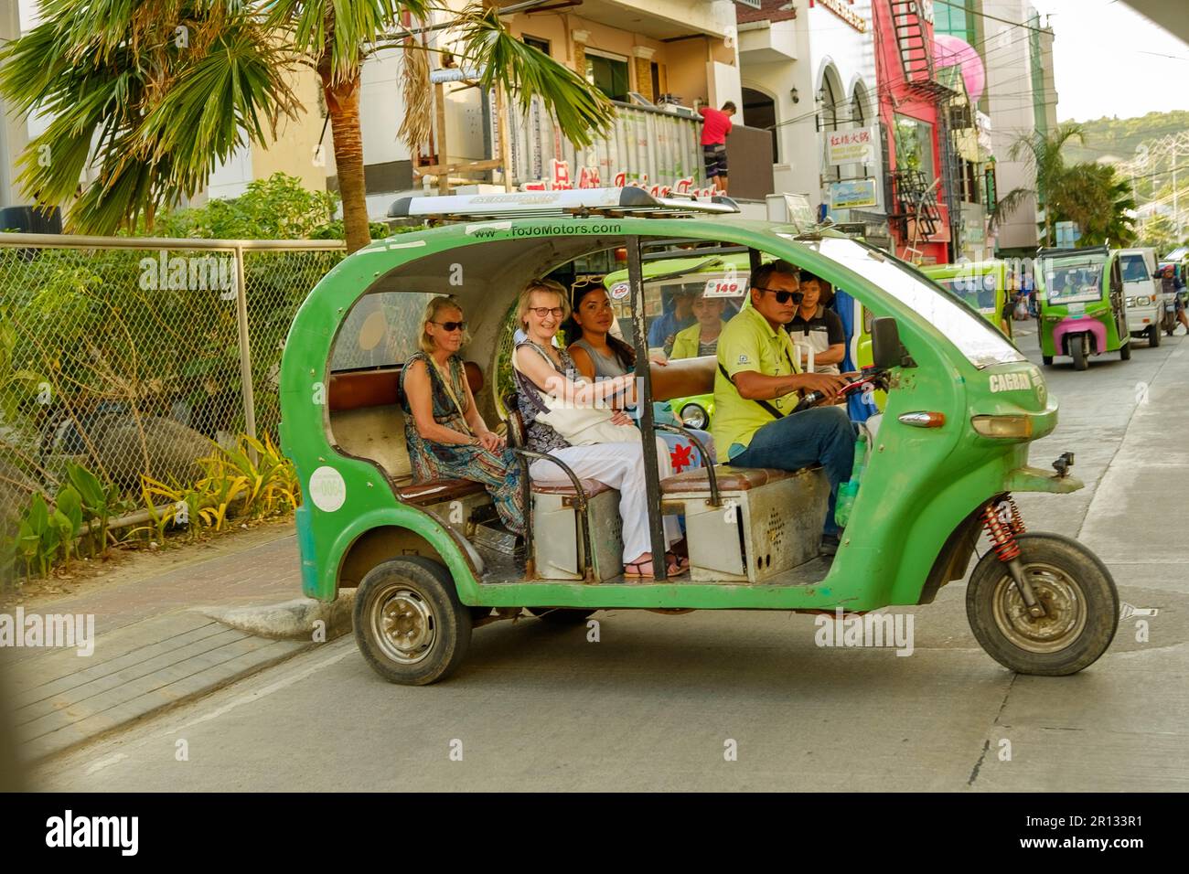 Boracay Electric Tuc Tuc Stock Photo - Alamy