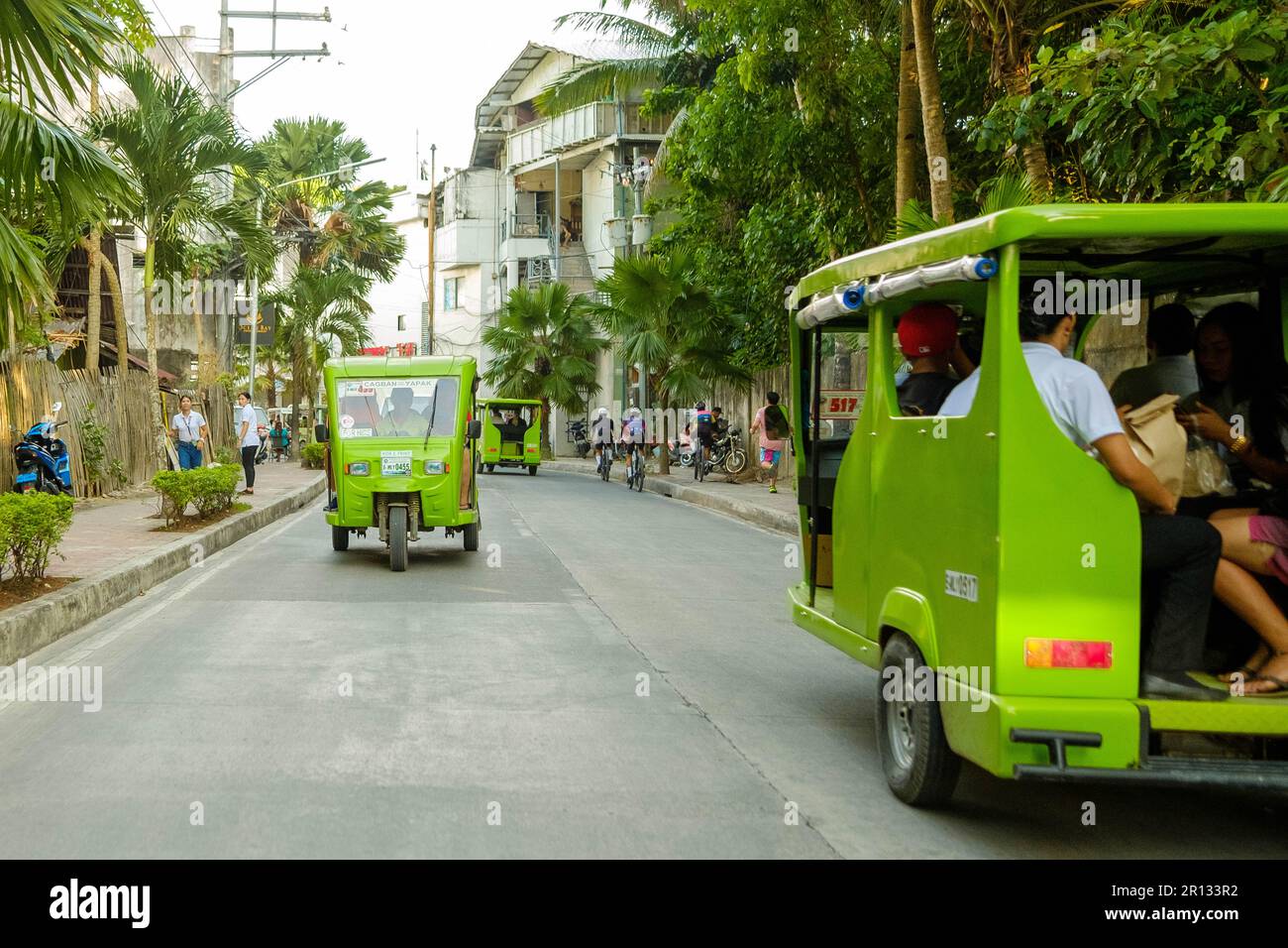 Boracay Electric Tuc Tuc Stock Photo - Alamy