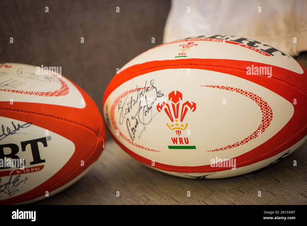 Welsh Rugby Ball Stock Photo - Alamy