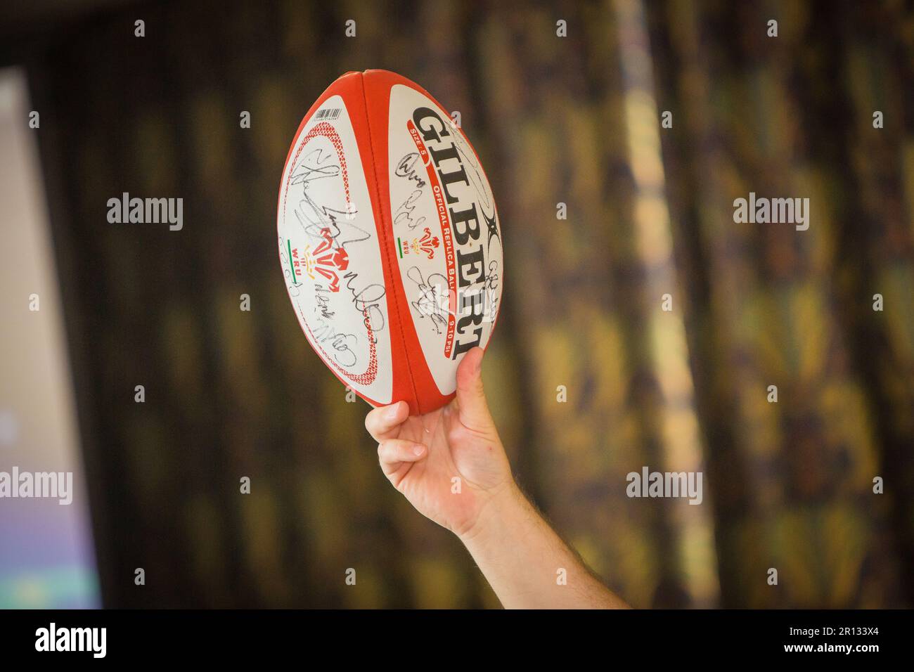 Welsh Rugby Ball Stock Photo - Alamy