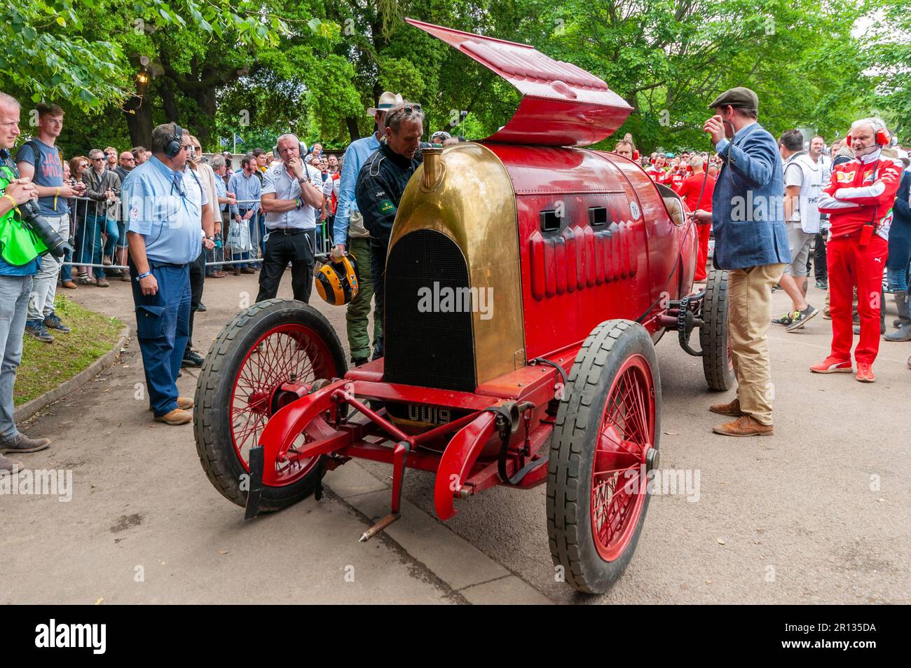 FIAT S76, nicknamed The Beast of Turin, at the Goodwood Festival of ...