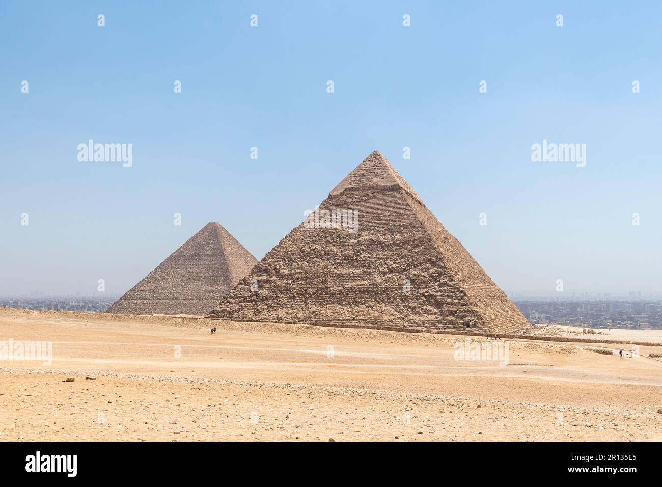 Archaeological complex of the Great Egyptian Pyramids is located on the ...
