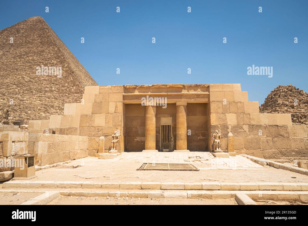 The entrance of the mastaba of Seshemnufer IV late 5th Dynasty and the ...