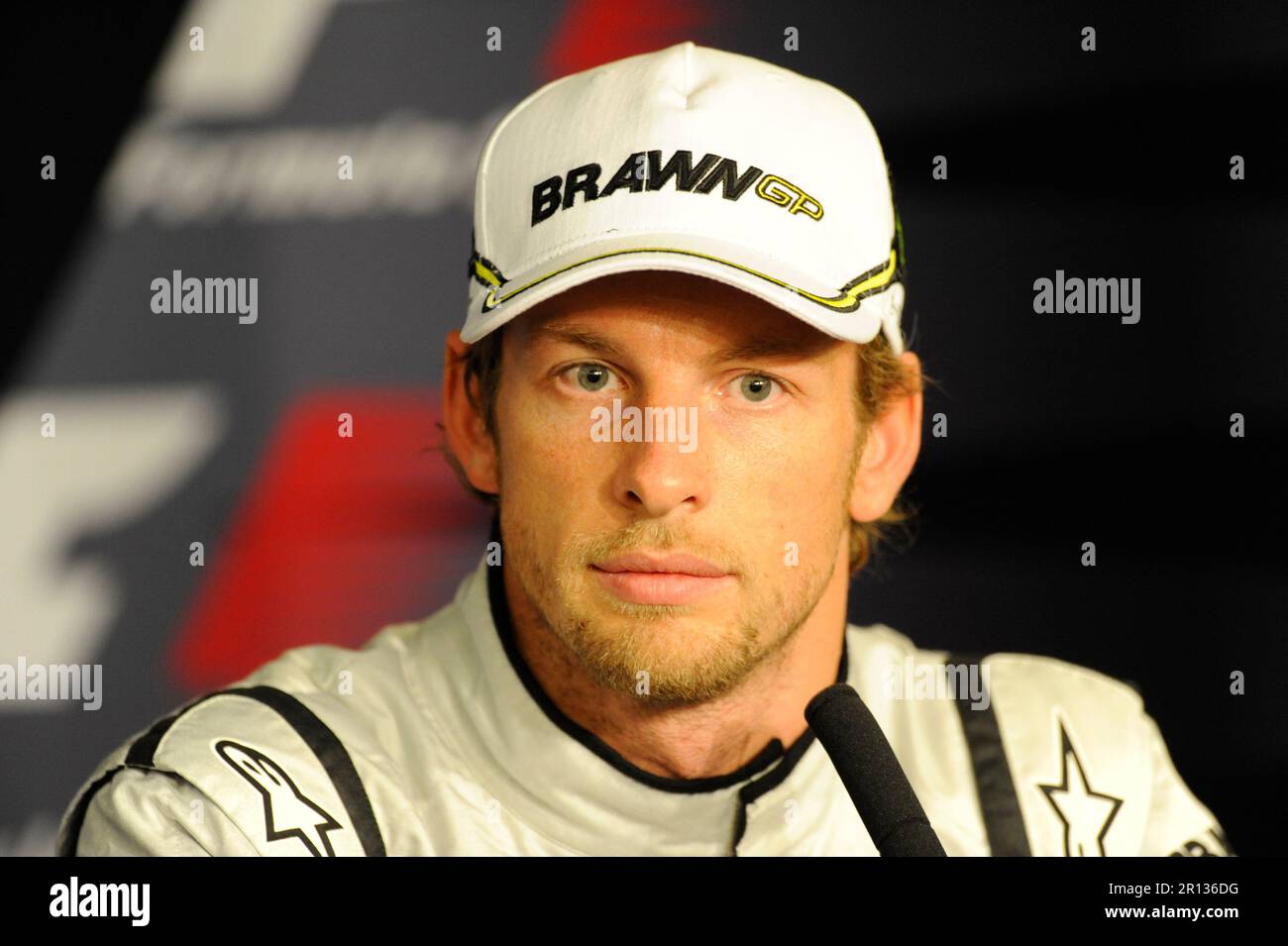 Jenson Button, BRA Brawn GP Formula 1 Team Formel 1 Grand Prix auf dem ...