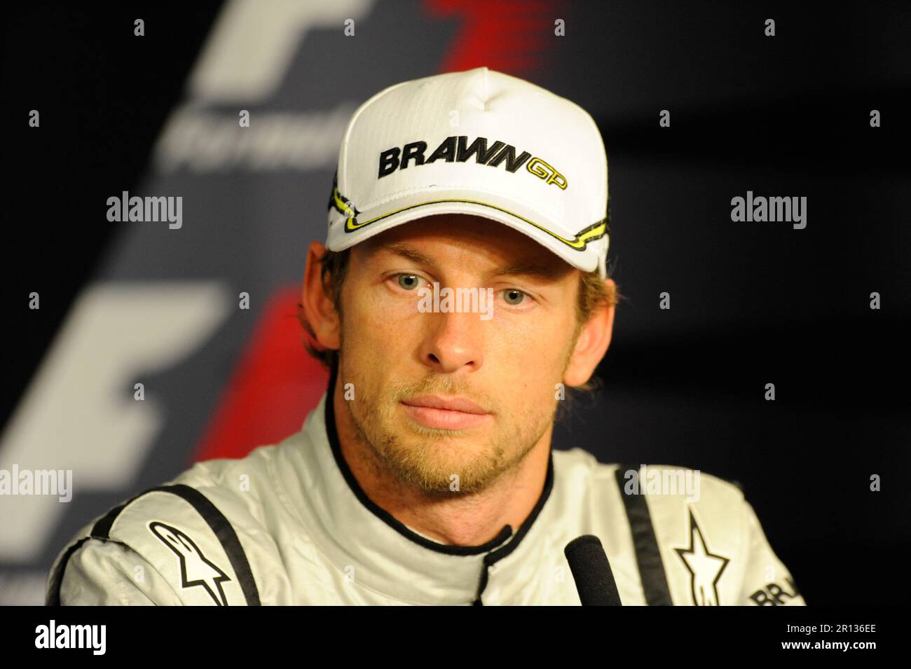 Jenson Button, BRA Brawn GP Formula 1 Team Formel 1 Grand Prix auf dem ...