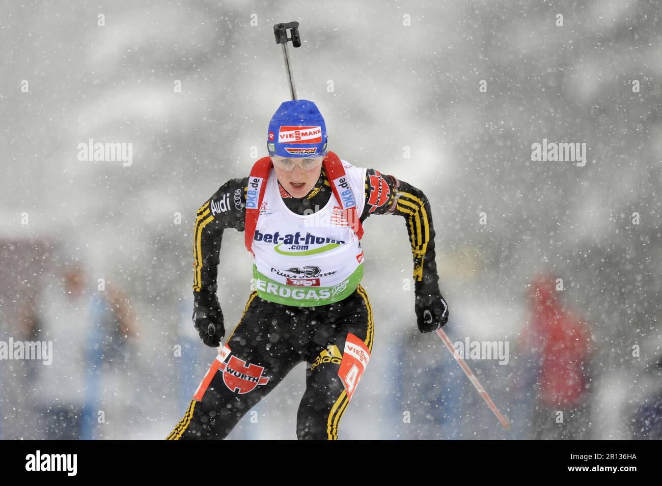 Martina Beck, geb. Glagow Aktion Biathlon 7, 5KM Sprint der Frauen am ...