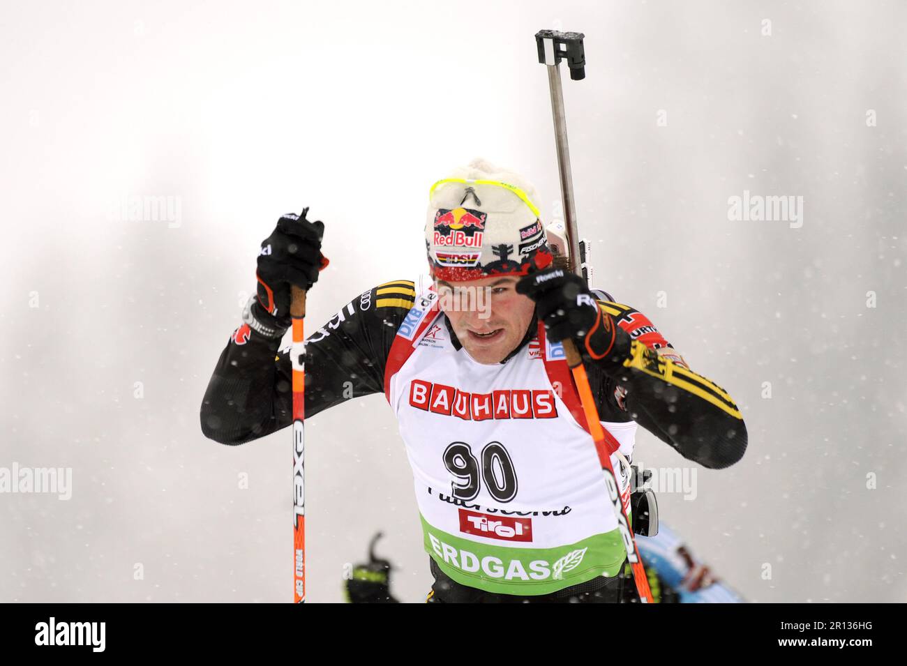 Michael ROESCH, Aktion Biathlon 10KM Sprint der Herren am 11.12.2009 in ...