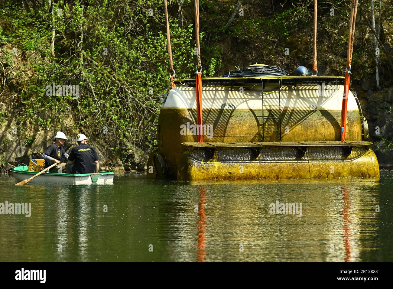 Jesenne, Semily region, Czech Republic, 11/05/2023, Pick up of the ...