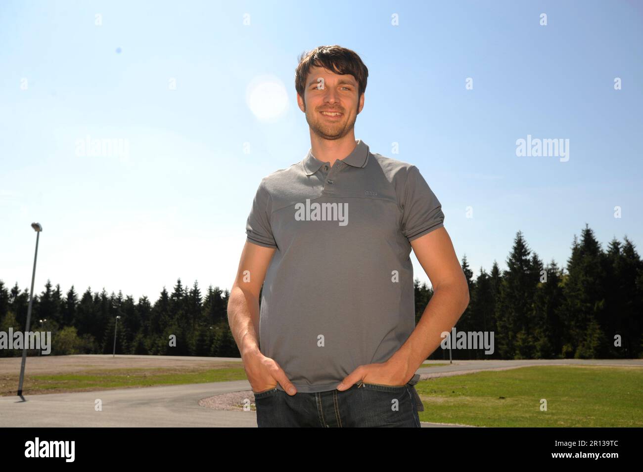Alexander " Ali " Wolf Feature am 25.54.2009 in Oberhof. Biathlon Stock ...