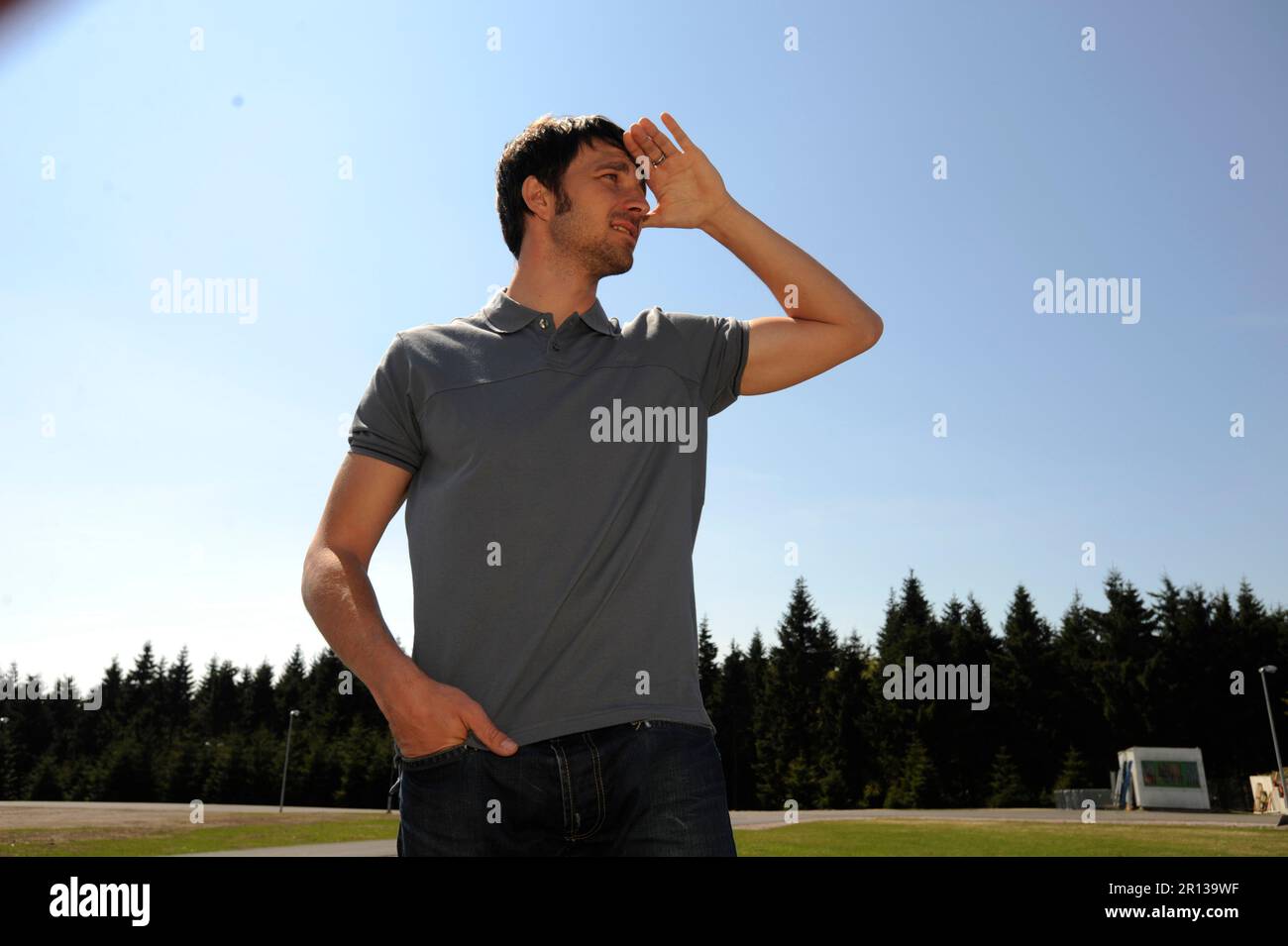 Alexander " Ali " Wolf Feature am 25.54.2009 in Oberhof. Biathlon Stock ...