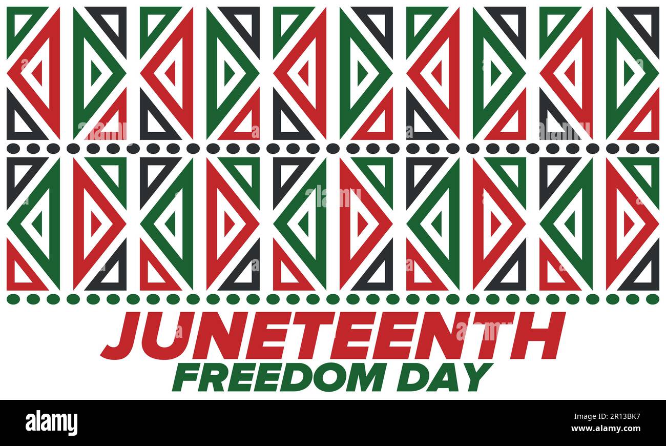 Juneteenth Independence Day. Freedom, Emancipation day. Annual american ...