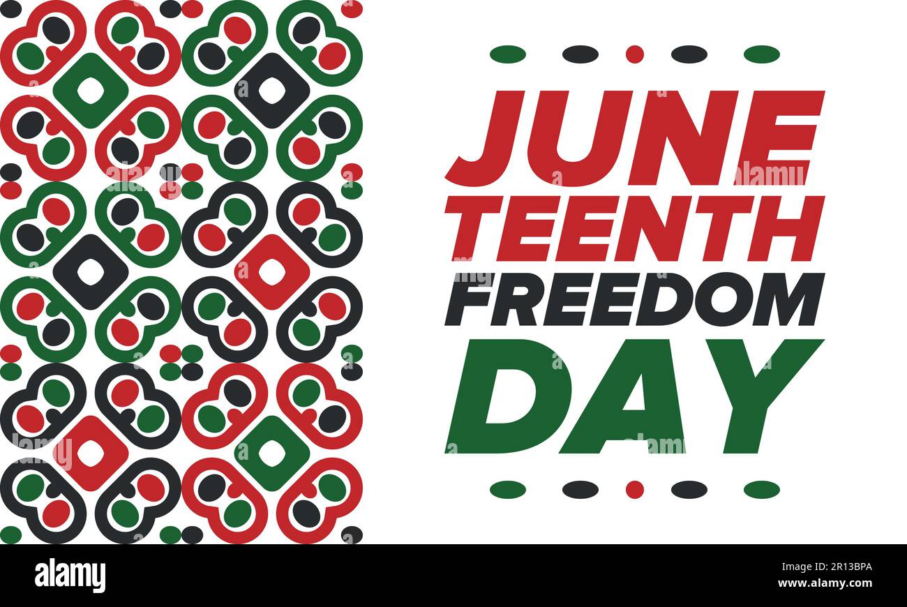 Juneteenth Independence Day. Freedom, Emancipation day. Annual american ...